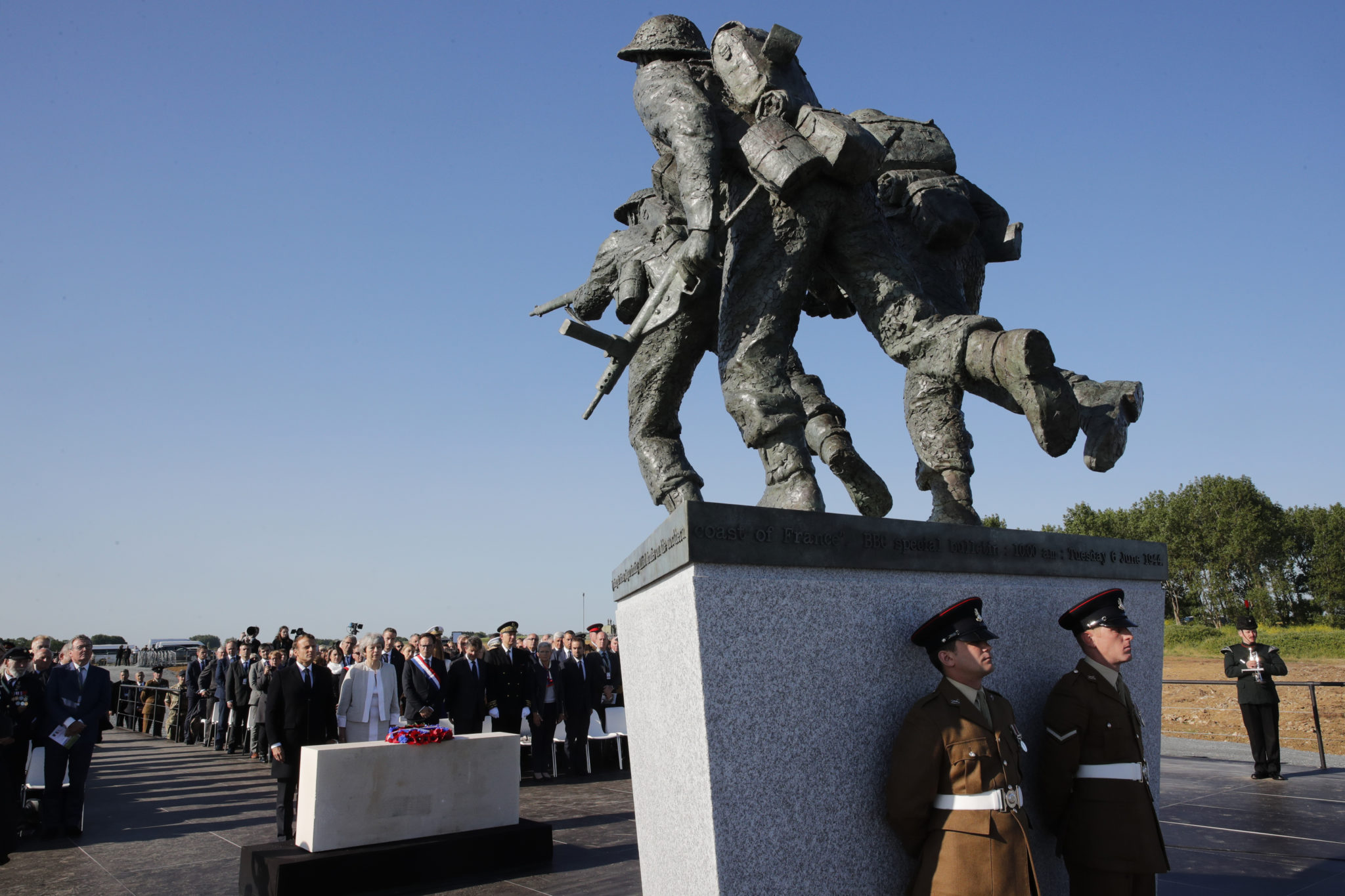 Veterans join world leaders in Normandy to mark 75th D-Day anniversary ...