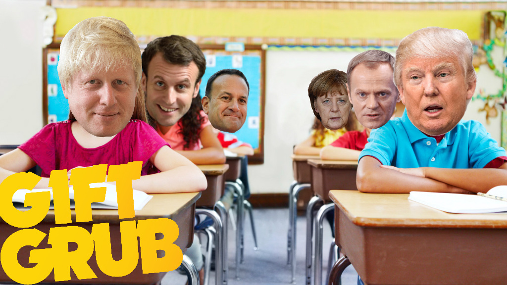 Gift Grub - World Leaders Go Back-To-School