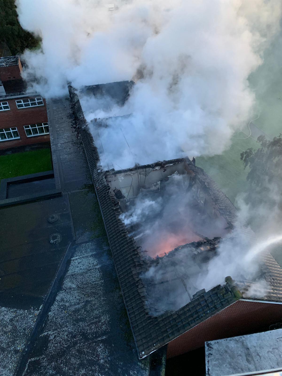 Coolock School Badly Damaged In Early Morning Fire | SPIN1038