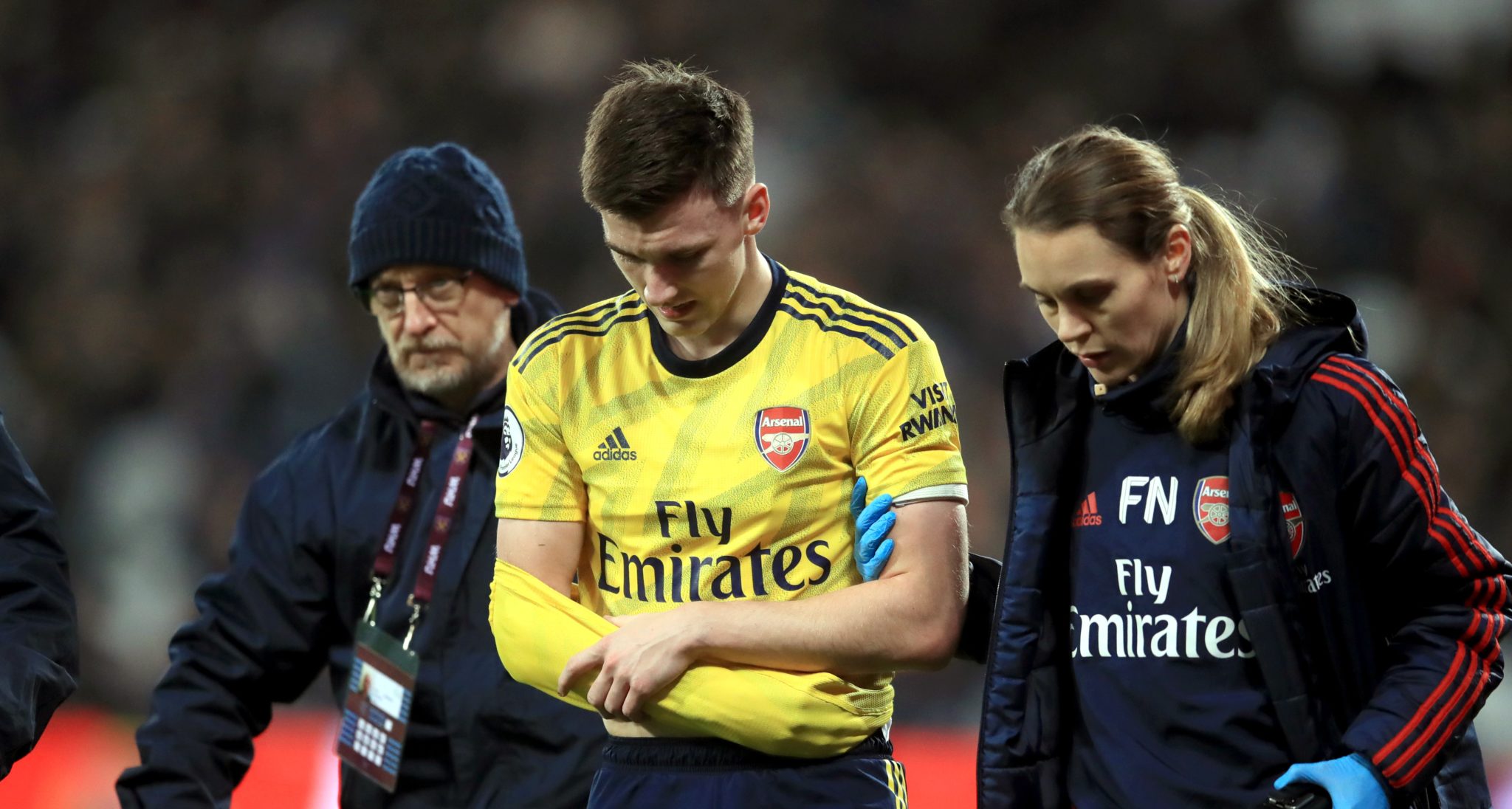 Kieran Tierney out for at least six weeks with knee injury | OffTheBall