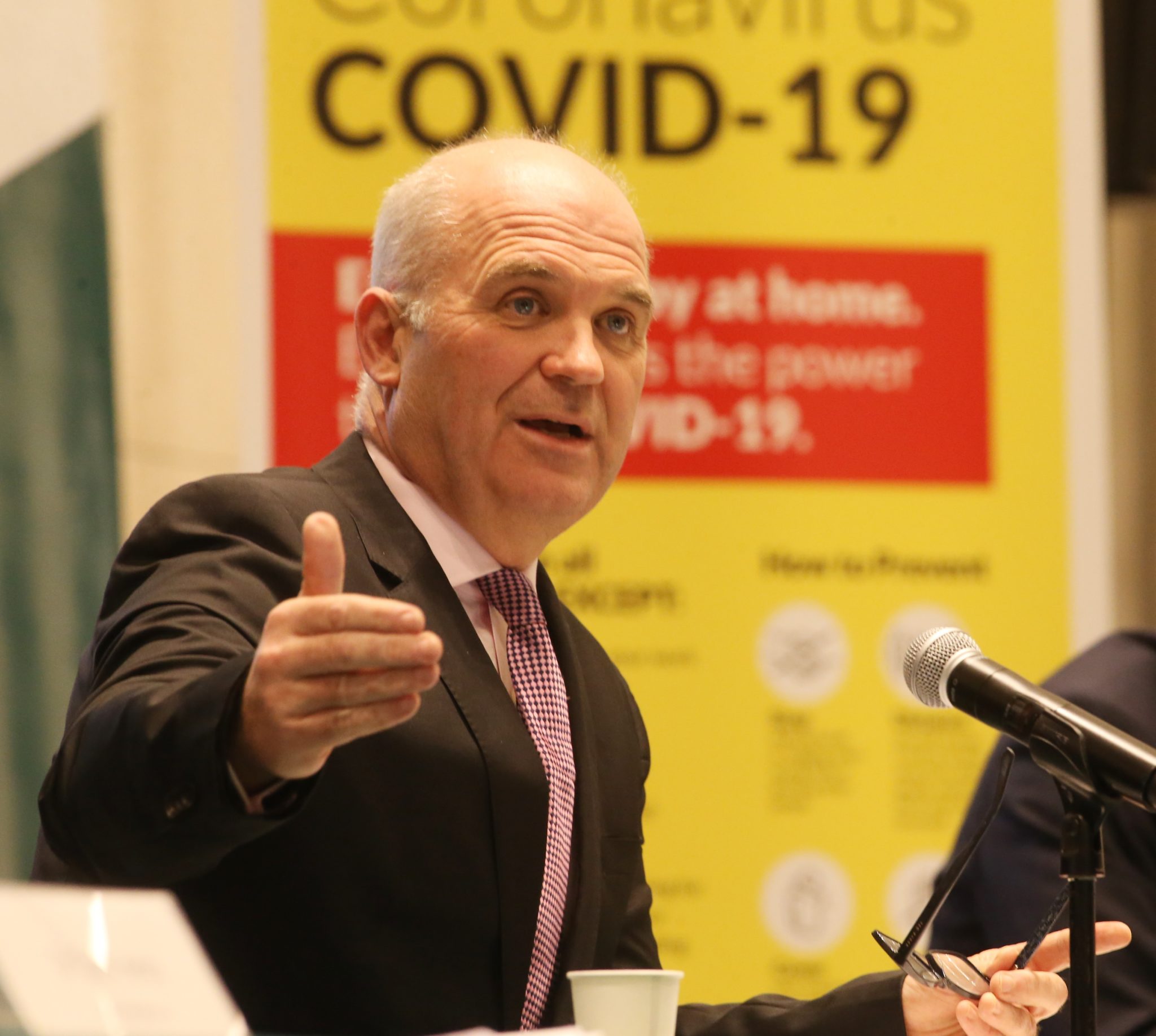 Dr Tony Holohan undergoing tests in hospital | Newstalk