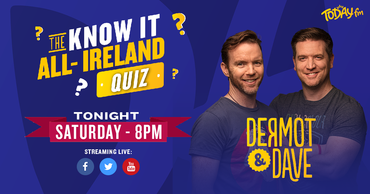 The Know It All-Ireland Quiz - Week 1 - Answers