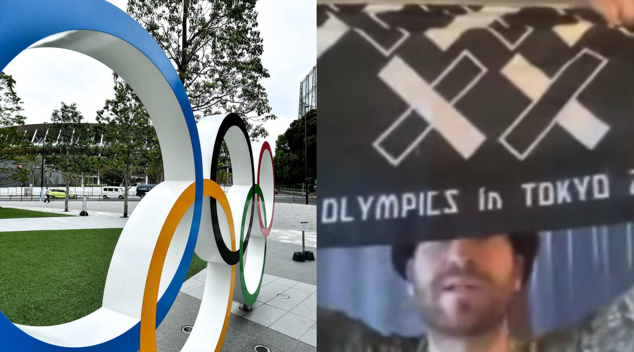 "F**k the Olympics" | Protester interrupts IOC press conference | Newstalk