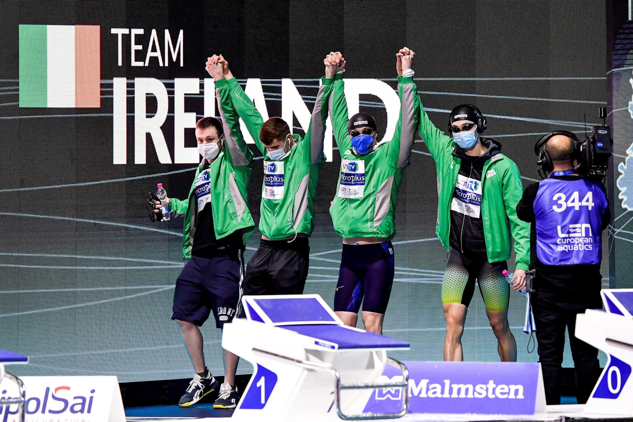 Irish swimming relay quartet edging closer to historic Olympic ...