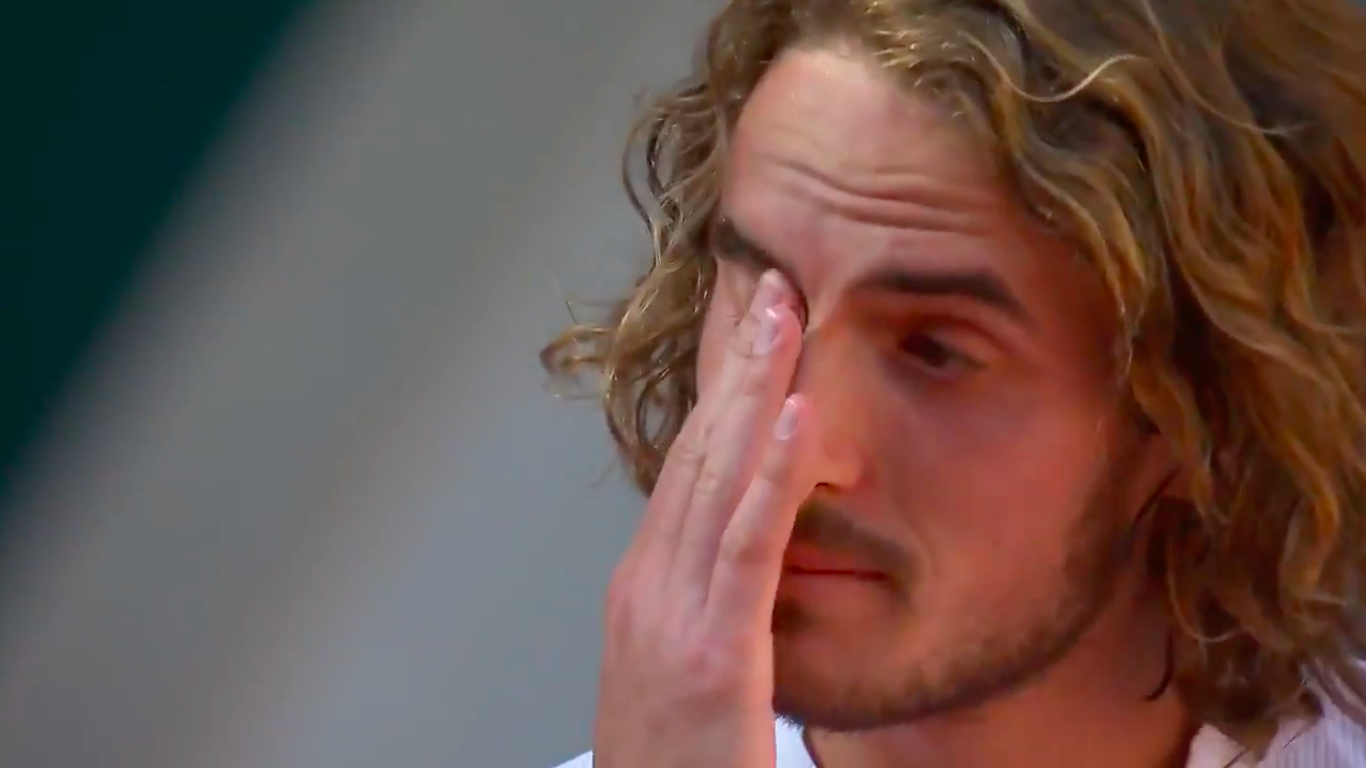 WATCH: Tearful Tsitsipas reacts to reaching French Open final