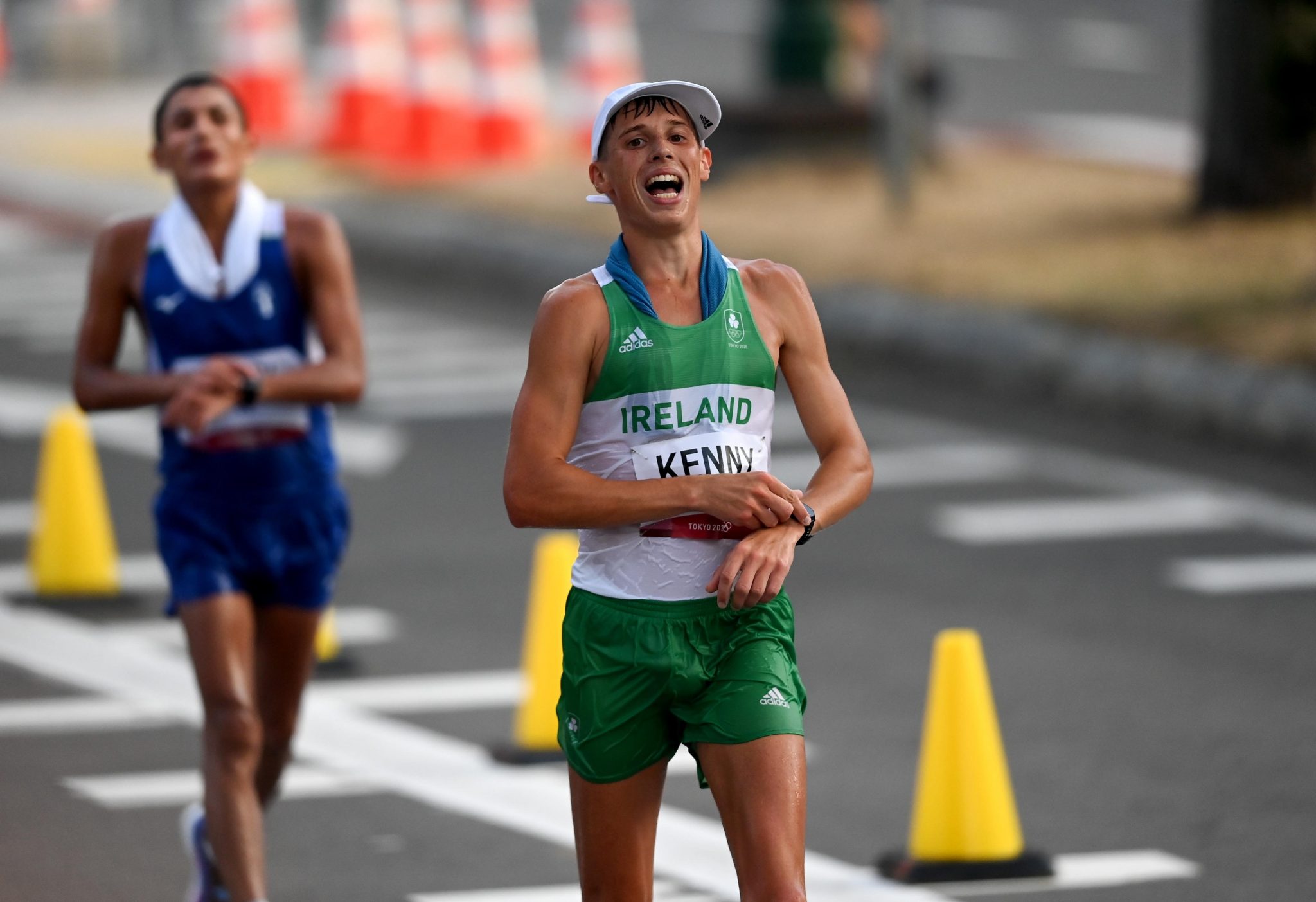 David Kenny battles through searing heat for top 30 finish on Olympic ...