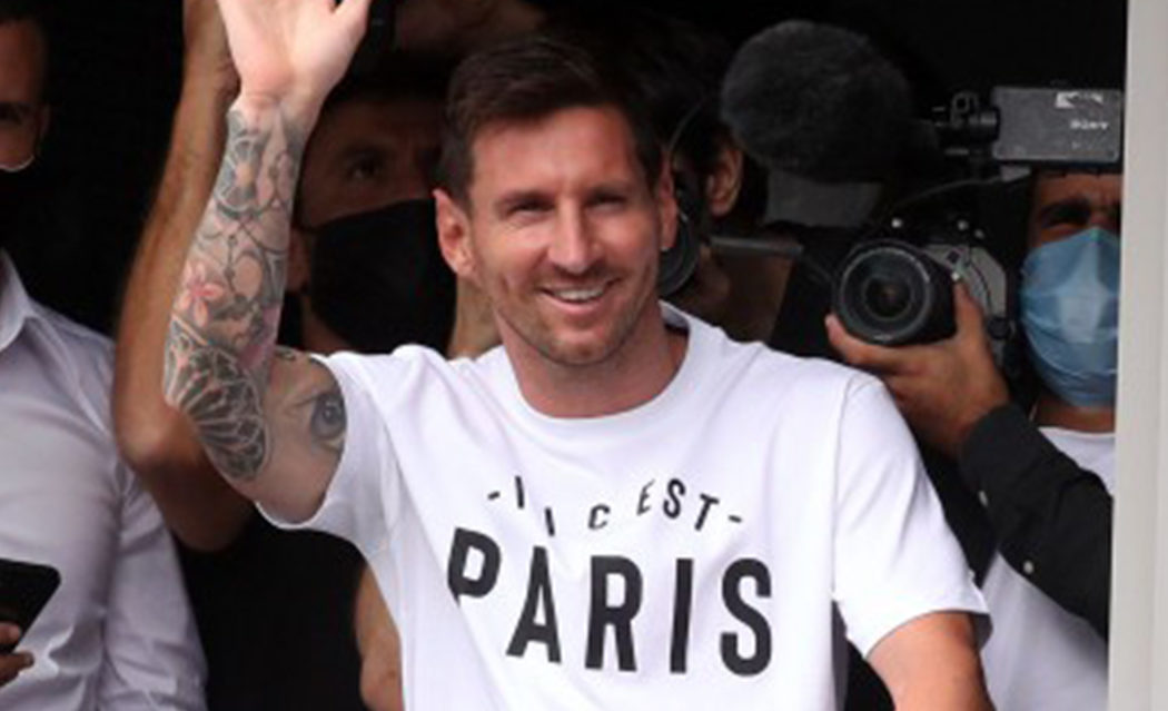 WATCH: First pictures emerge of Lionel Messi as a PSG player | www.98fm.com