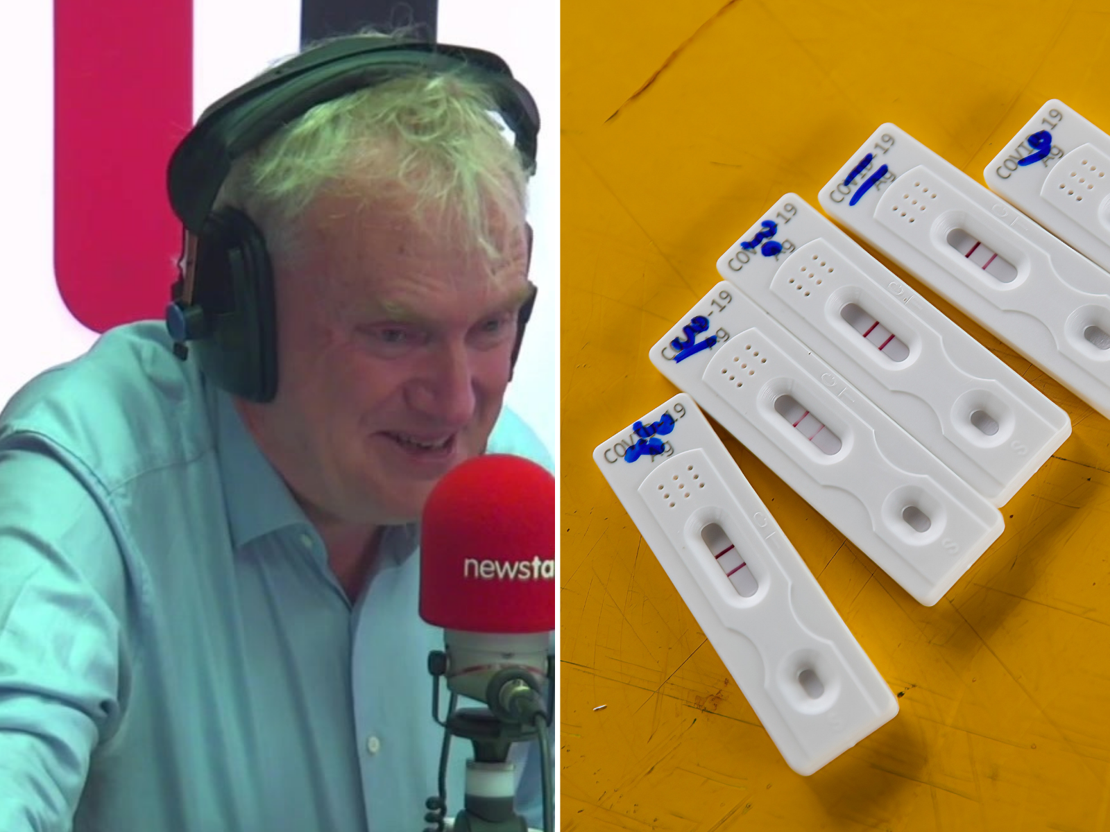 Luke O'Neill 'delighted' antigen tests will finally be used widely in ...