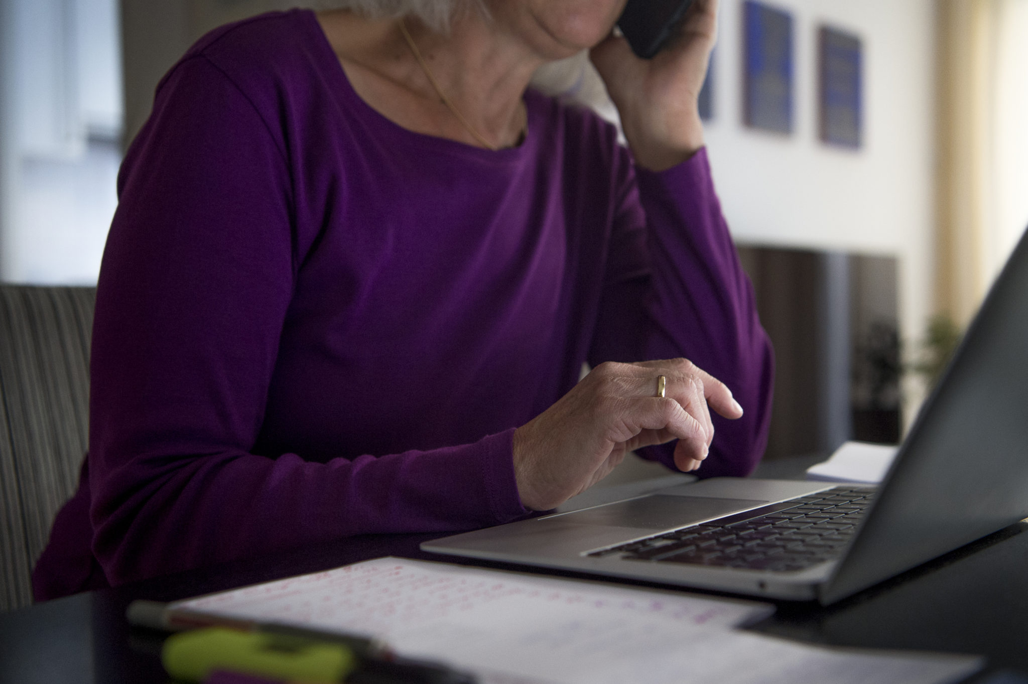 ''100 meters up the road from us are connected but we're looking at ...