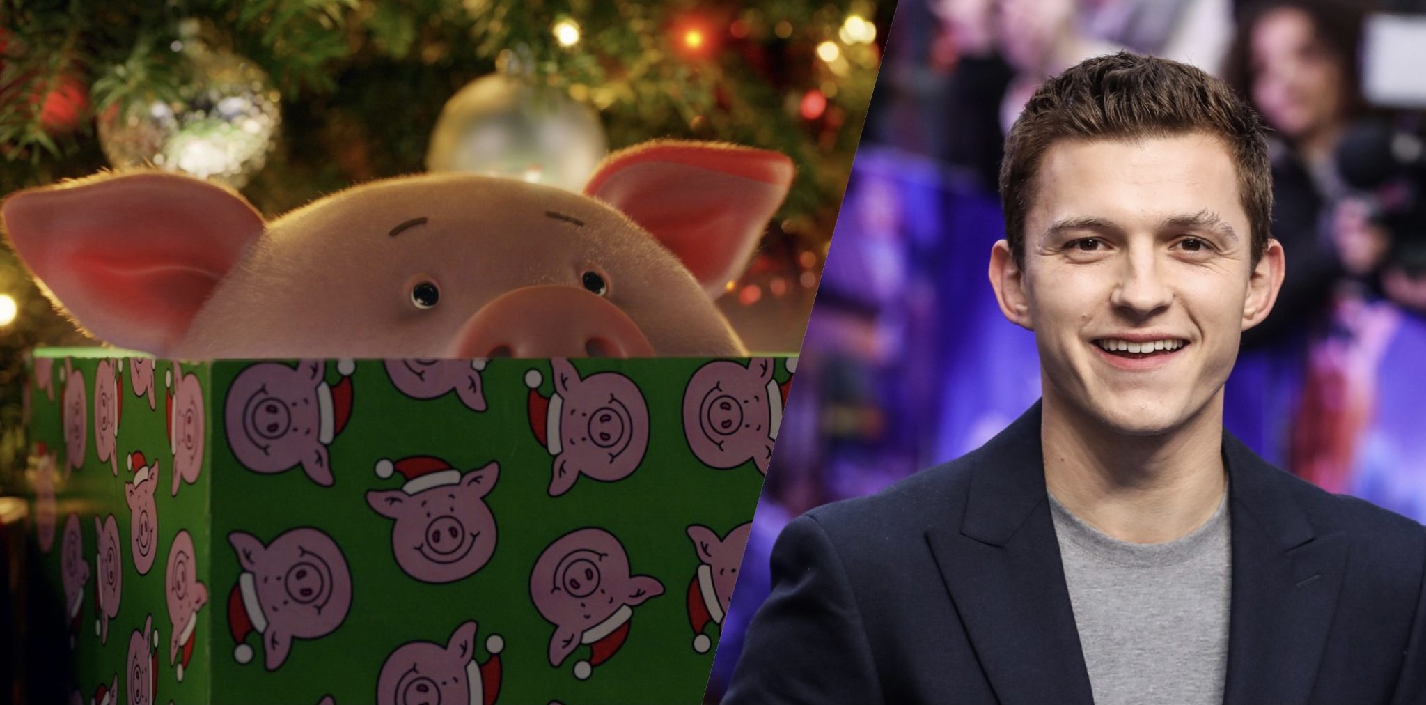 WATCH: Tom Holland Voices Percy Pig In 2021 M&S Christmas Advert | SPIN1038