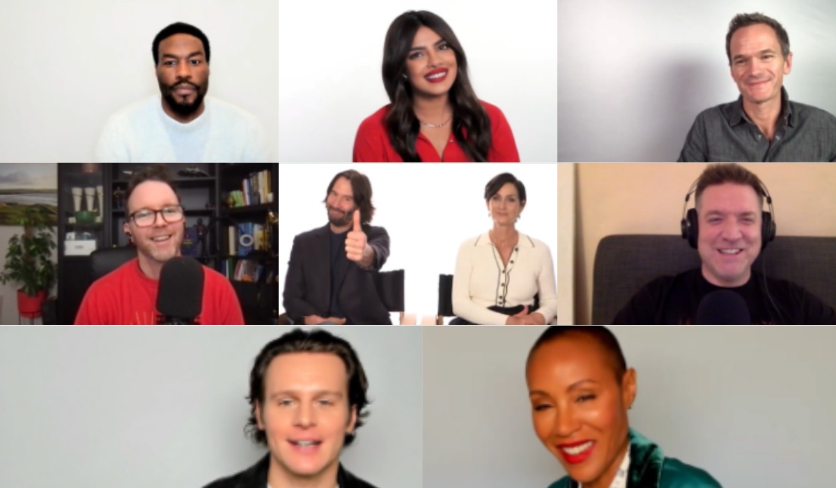 'We Can't Believe We're Back': The Cast Of The Matrix Join Dermot & Dave