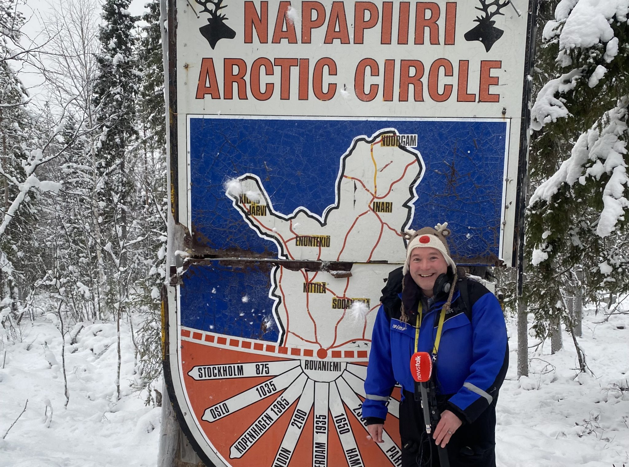 "Meeting Santa was magical." Henry McKean at the North Pole | Newstalk