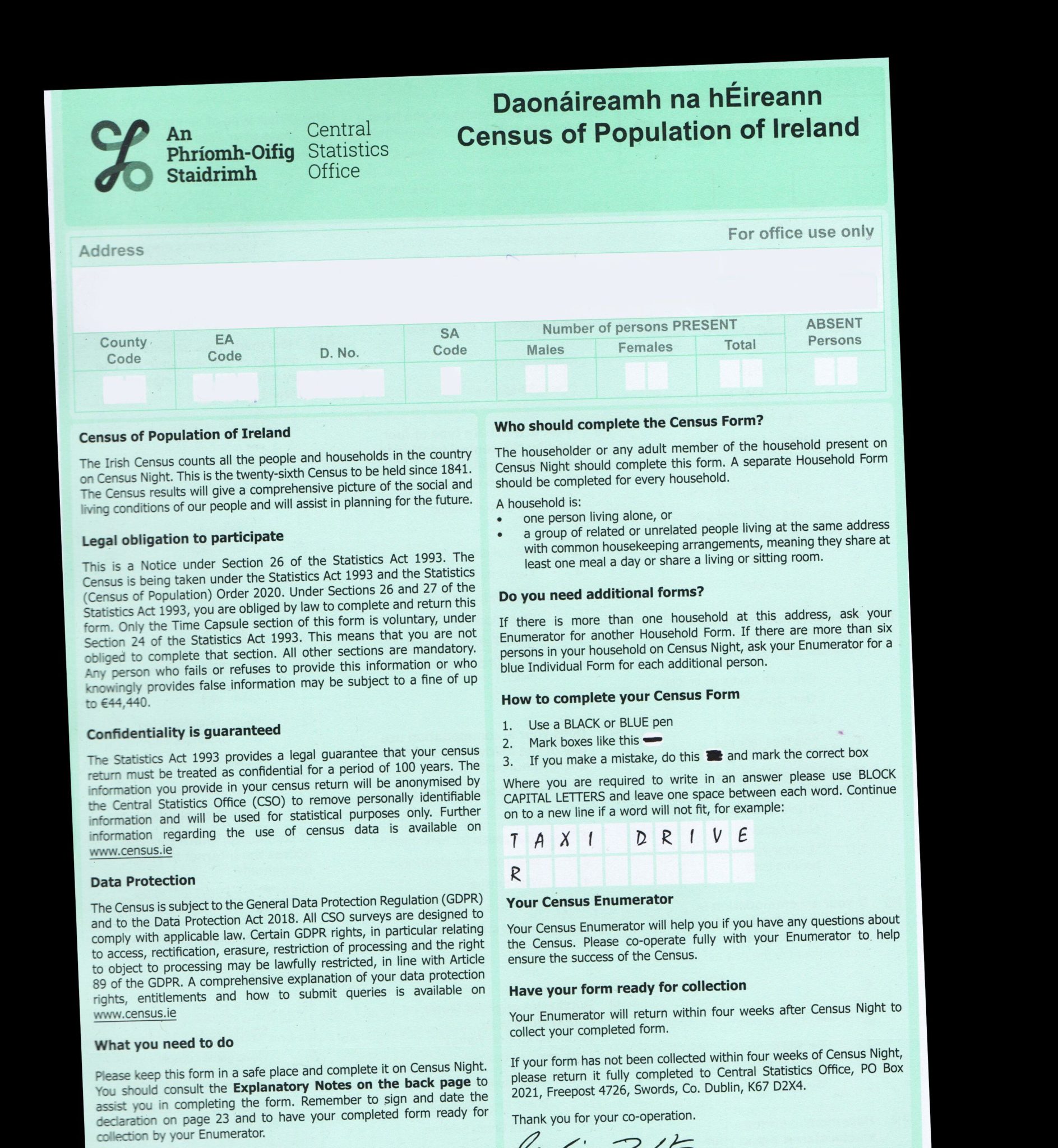Homes in Co Clare yet to receive a census forms, | Newstalk