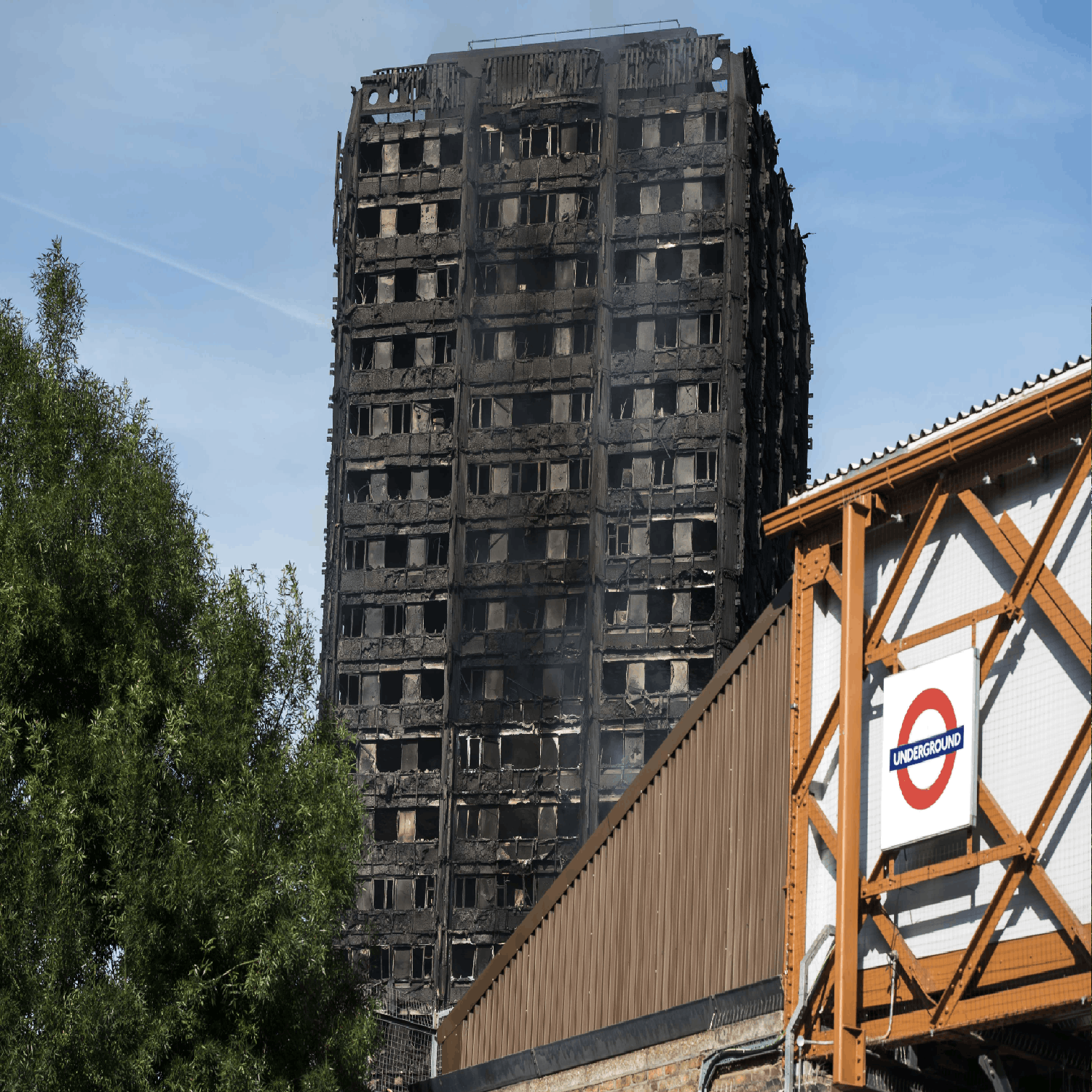 "The most terrifying moment was watching the fire climb and climb ...