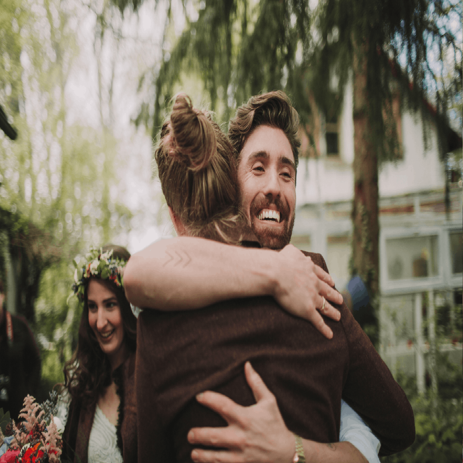 The man who gets paid to hug people | Newstalk