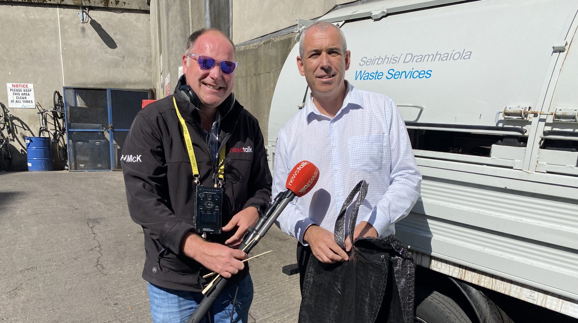 "The seagulls can't peck through this super binbag." | Newstalk