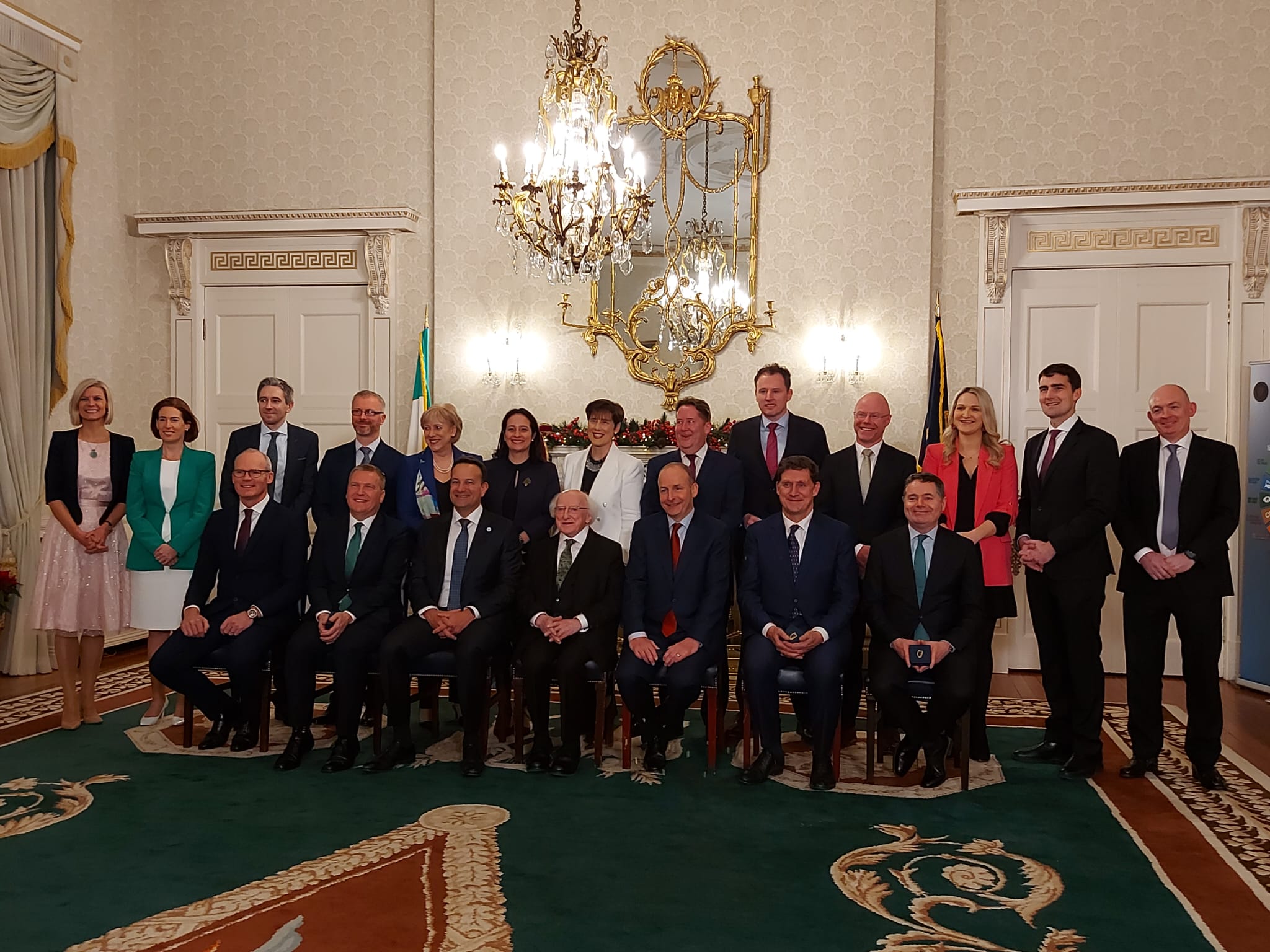 First meeting of new Cabinet gets underway at Áras an Uachtaráin | Newstalk