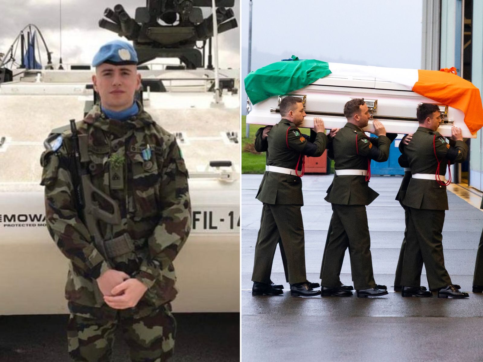 Private Seán Rooney to be laid to rest with full military honours today ...