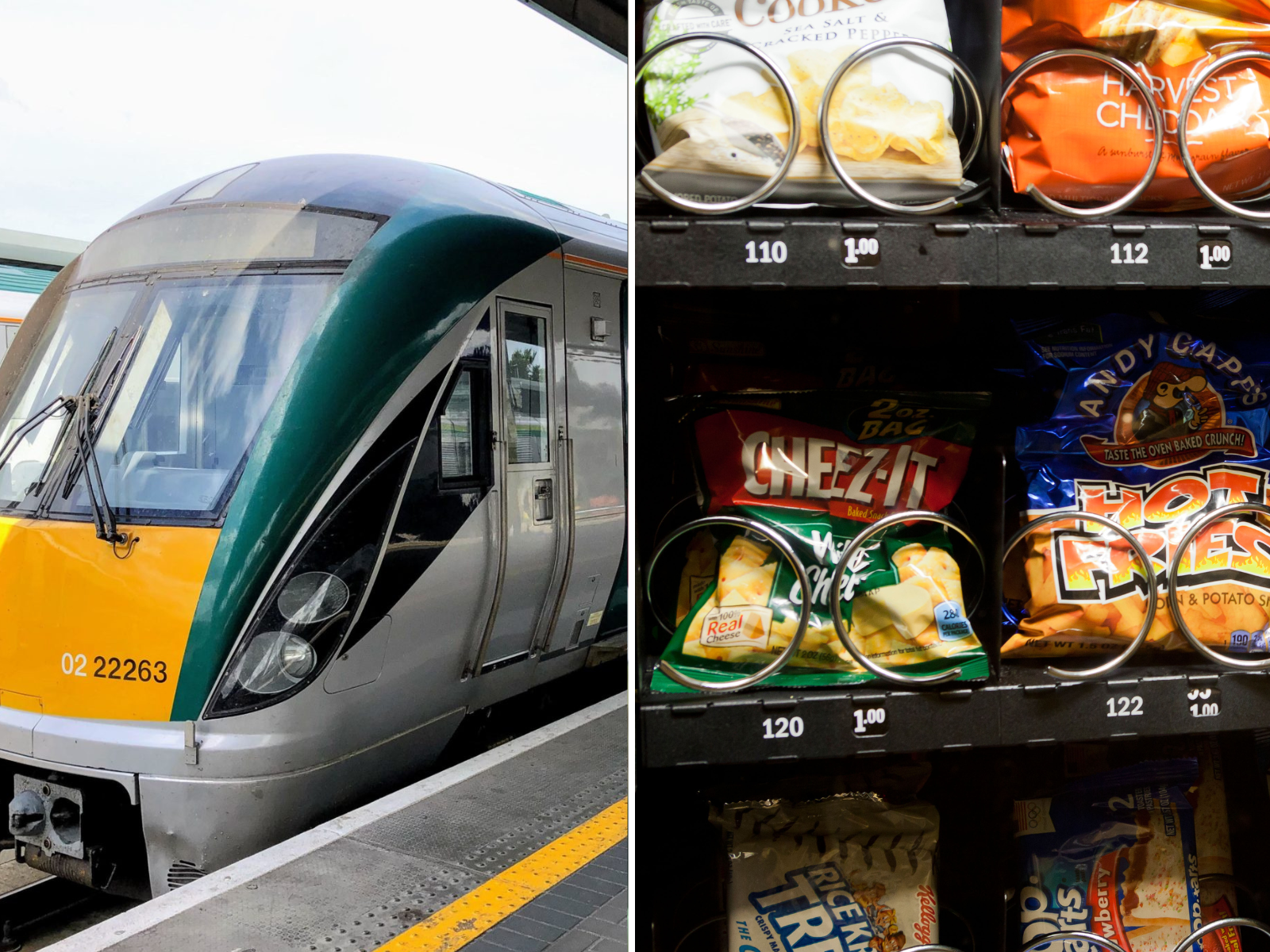 Irish Rail 'exploring' putting vending machines on trains | Newstalk