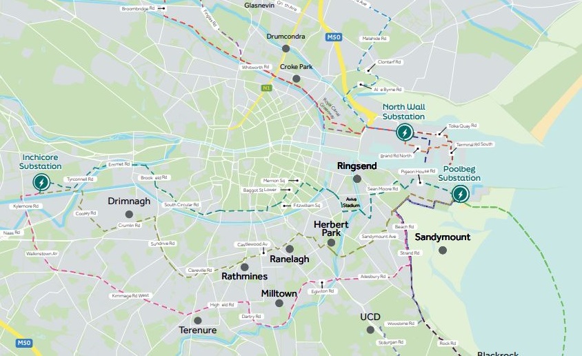 EirGrid replacing Dublin electricity cables: Where will the disruption ...