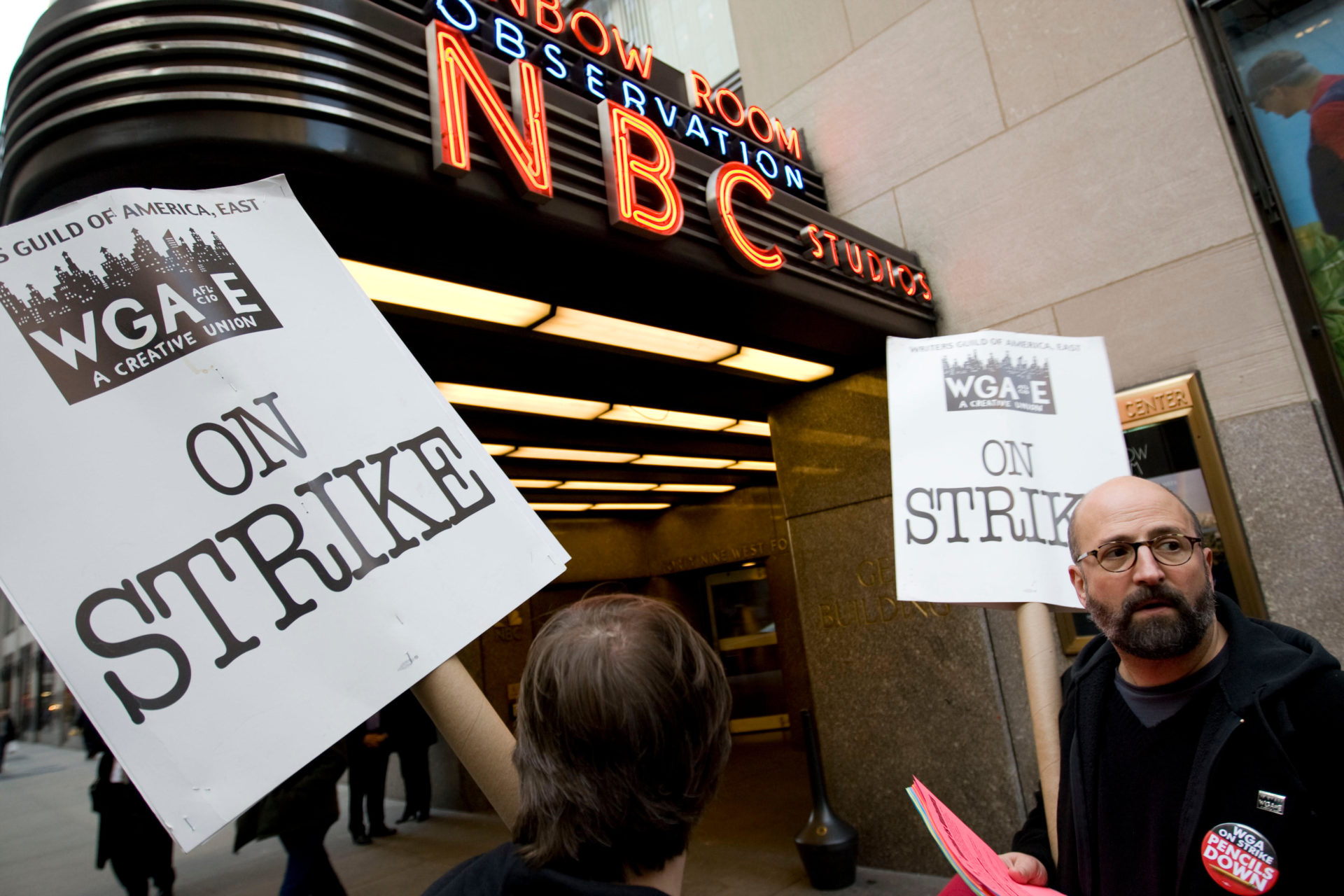 TV and Film Writers On Strike In The US