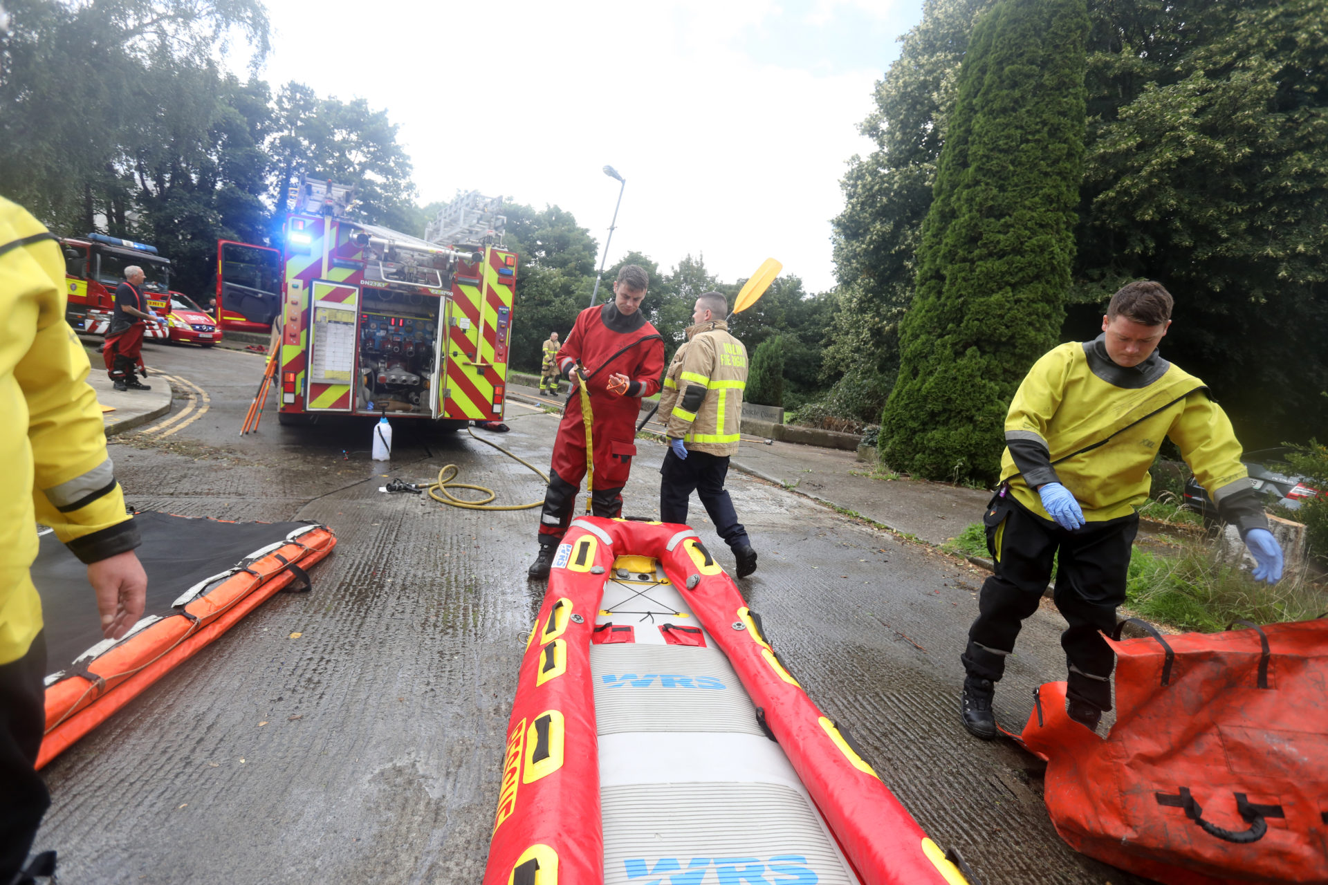 Eight people evacuated from homes following flash floods in north ...