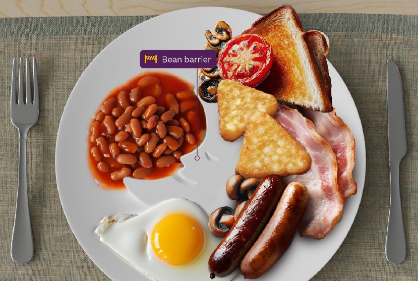 New 'bean barrier' to keep breakfast foods separate - 'It's kind of ...