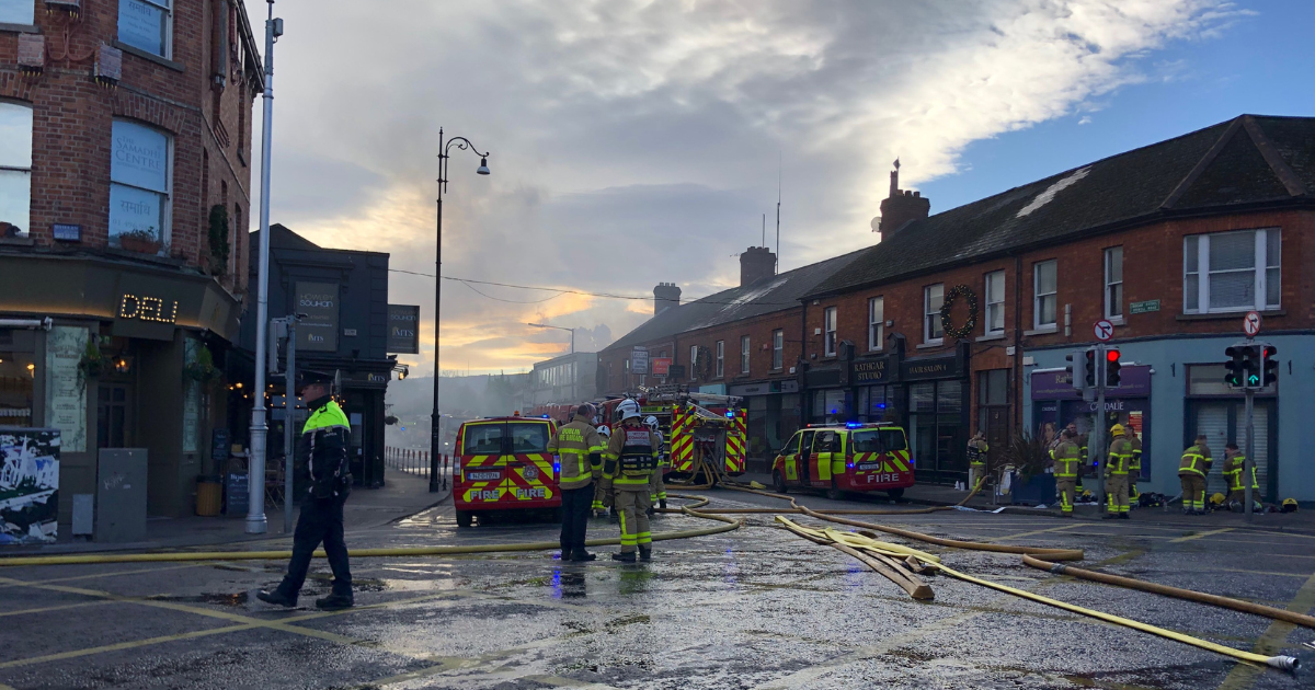 Dublin fire: At least one person injured as fire erupts at Rathgar ...