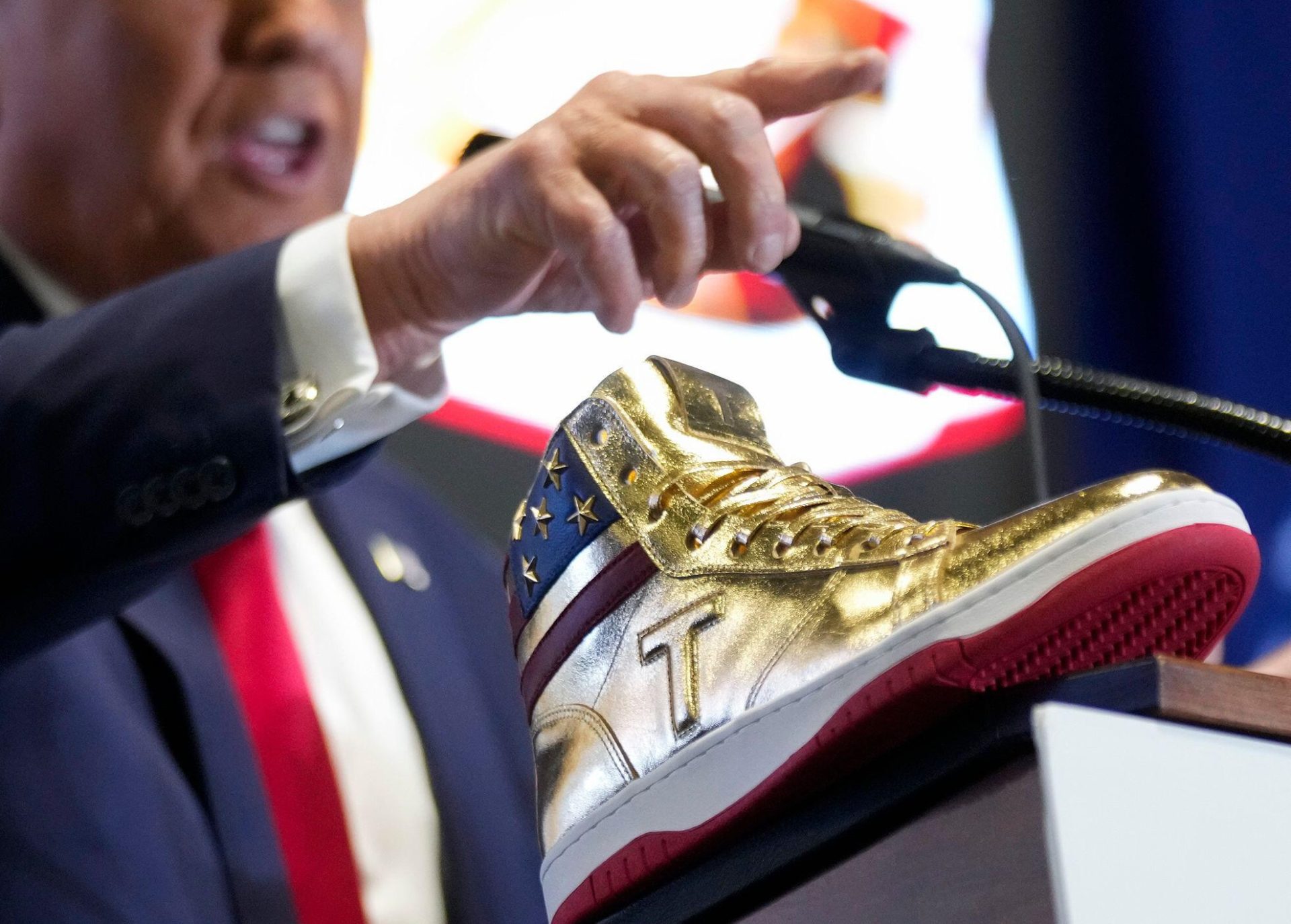 Trump sneakers: 'He needs the money, let's face it' | Newstalk