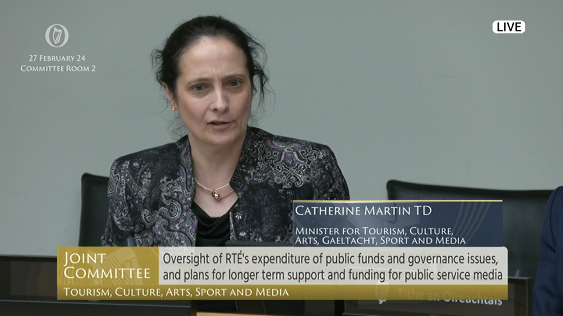 Catherine Martin: ‘I tried to keep the door open for RTÉ Chair’ | Newstalk