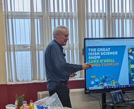 Luke O'Neill brings science back to school: 'A lot more engaging than a ...