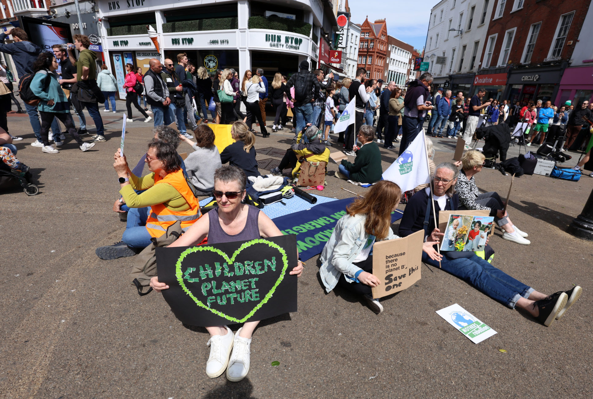 Mothers take to the streets in protest over Dublin airport expansion ...