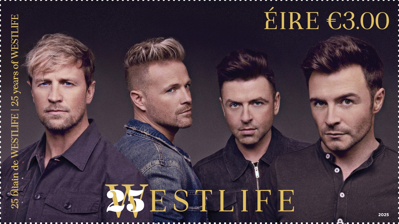 Limited Edition Stamps to Mark 25 Years of Westlife
