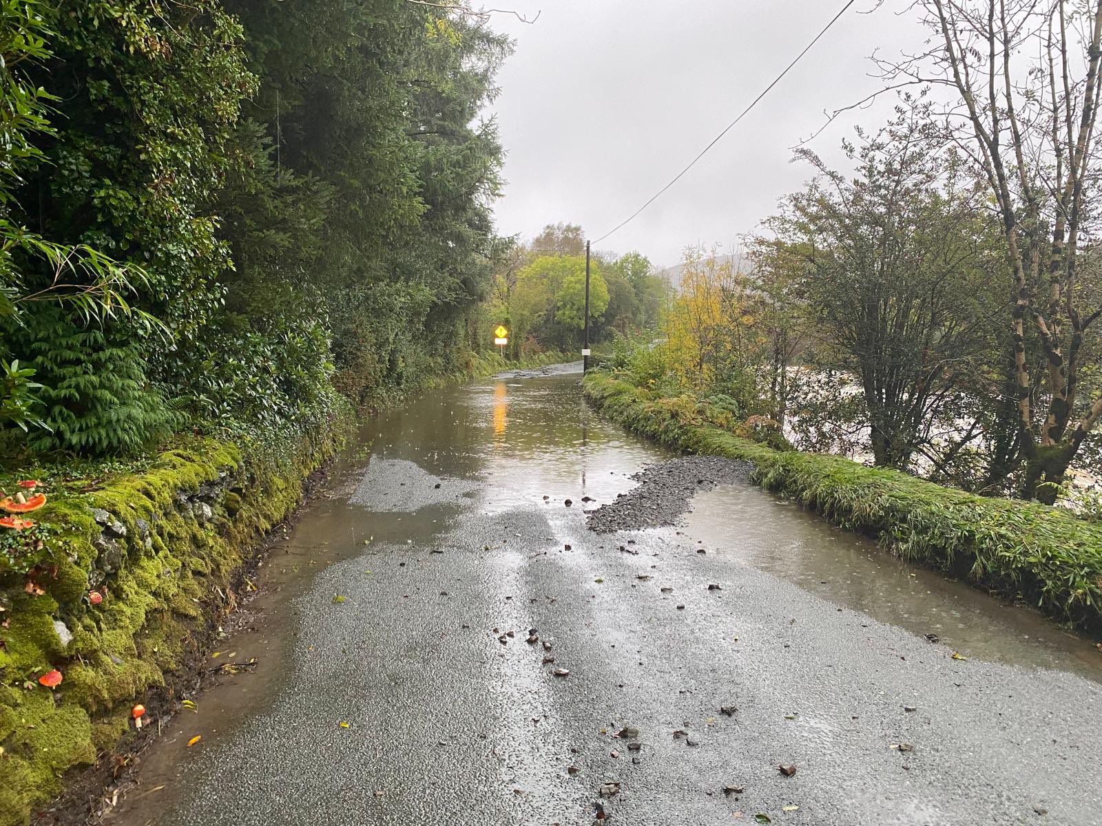 Challenging road conditions in West Cork as Storm Amy makes landfall ...